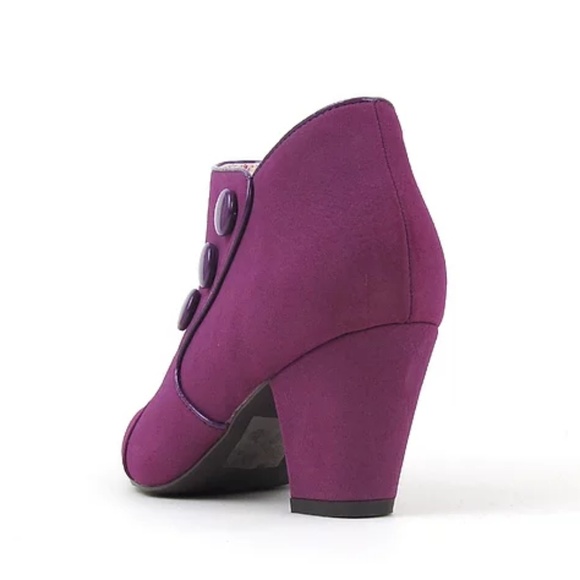 Modcloth | Shoes | Havara Royal Purple Booties Sz 8 Nwob | Poshmark
